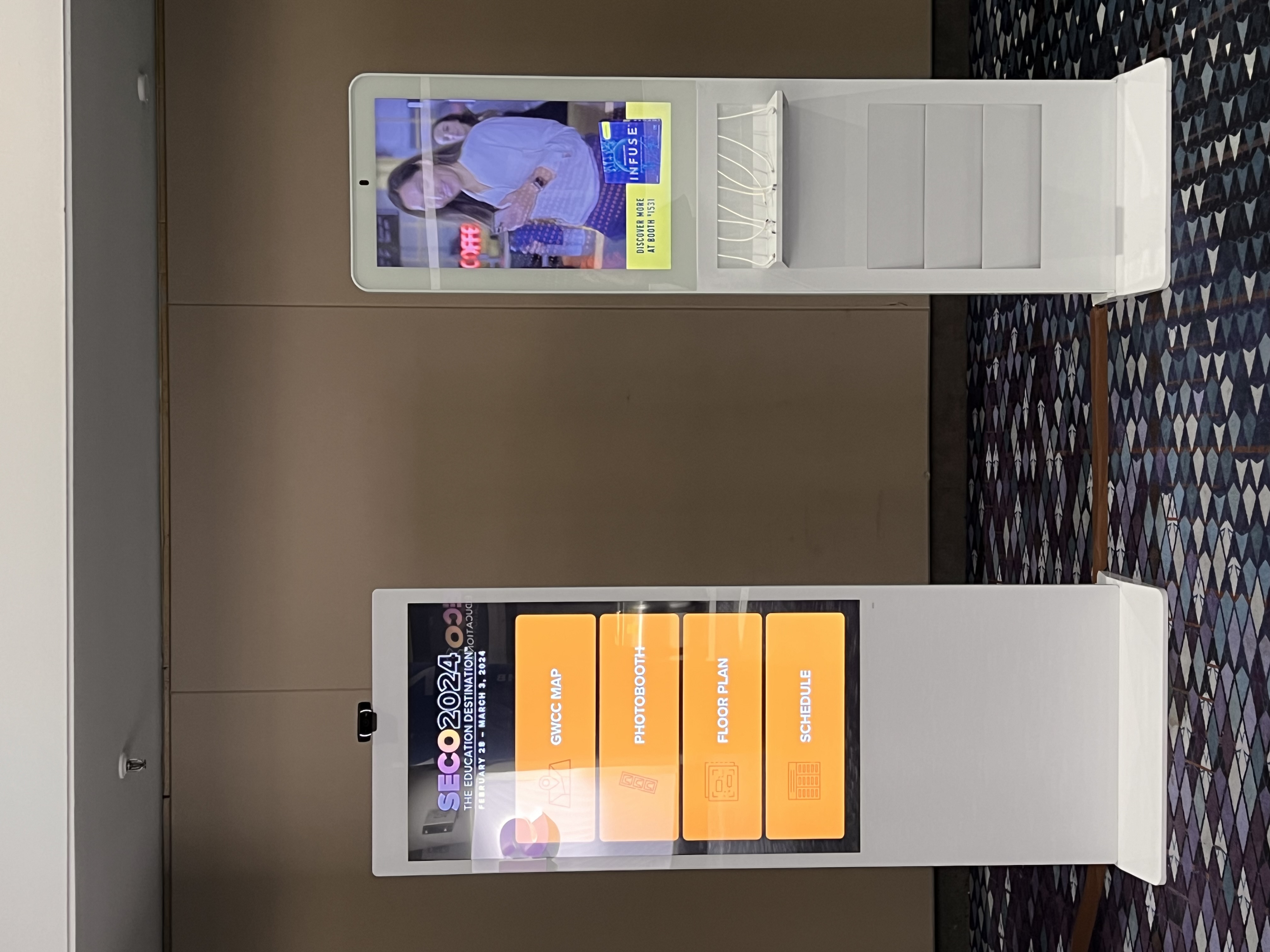 SECO 2024 Enhanced with Popshap's Digital Wayfinding Kiosks